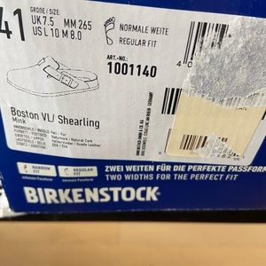 Birkenstock | Shoes | Birkenstock Boston Shearling Clogsnwt Box | Poshmark